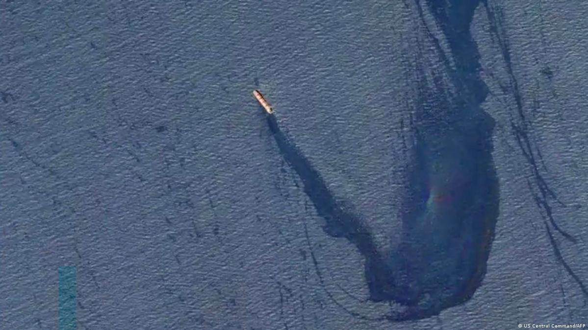 Houthi attack on Red Sea ship causes massive oil slick