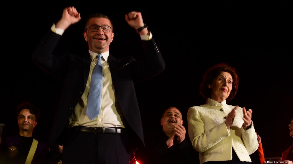 Првични резултати: Сиљановска води пред Пендаровски – DW – 24.04.2024