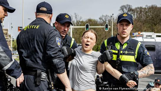 Climate activist Greta Thunberg arrested in the Netherlands – DW – 04 ...