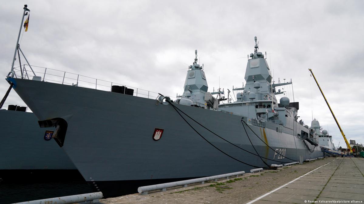 Fregatte "Hamburg" unterwegs zu EU-Einsatz im Roten Meer