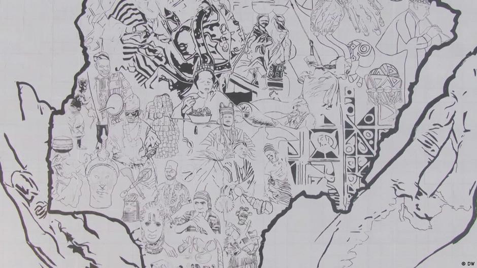 Nigerian artist creates world's largest drawing – DW – 07/25/2024