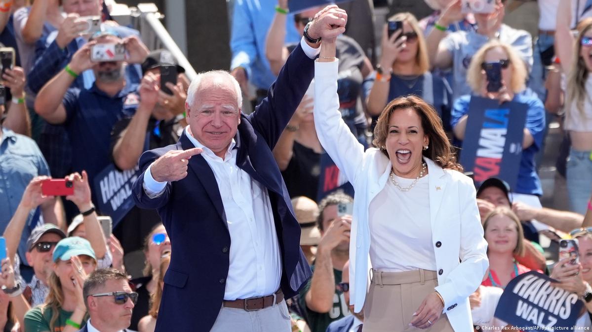 Harris, Walz continue campaign in Wisconsin, Michigan – DW – 08/07/2024