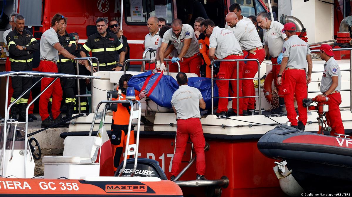 Bodies recovered from capsized superyacht off Sicily