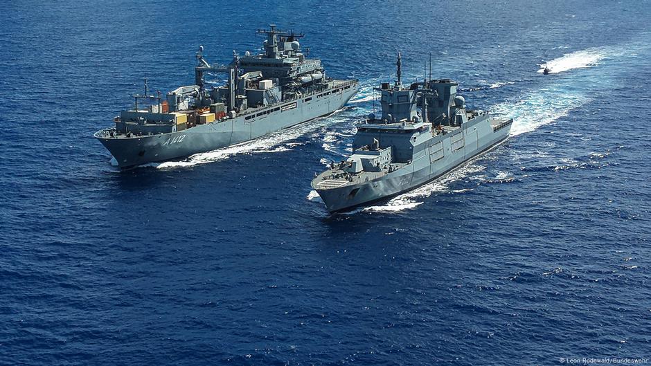 Прапор ФРН у Південнокитайському морі правильний сигнал Dw 29 08 2024