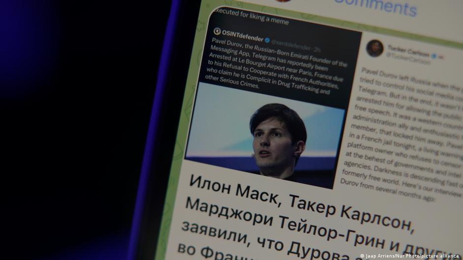 Rusia alerta a Francia contra "intimidar" a jefe de Telegram