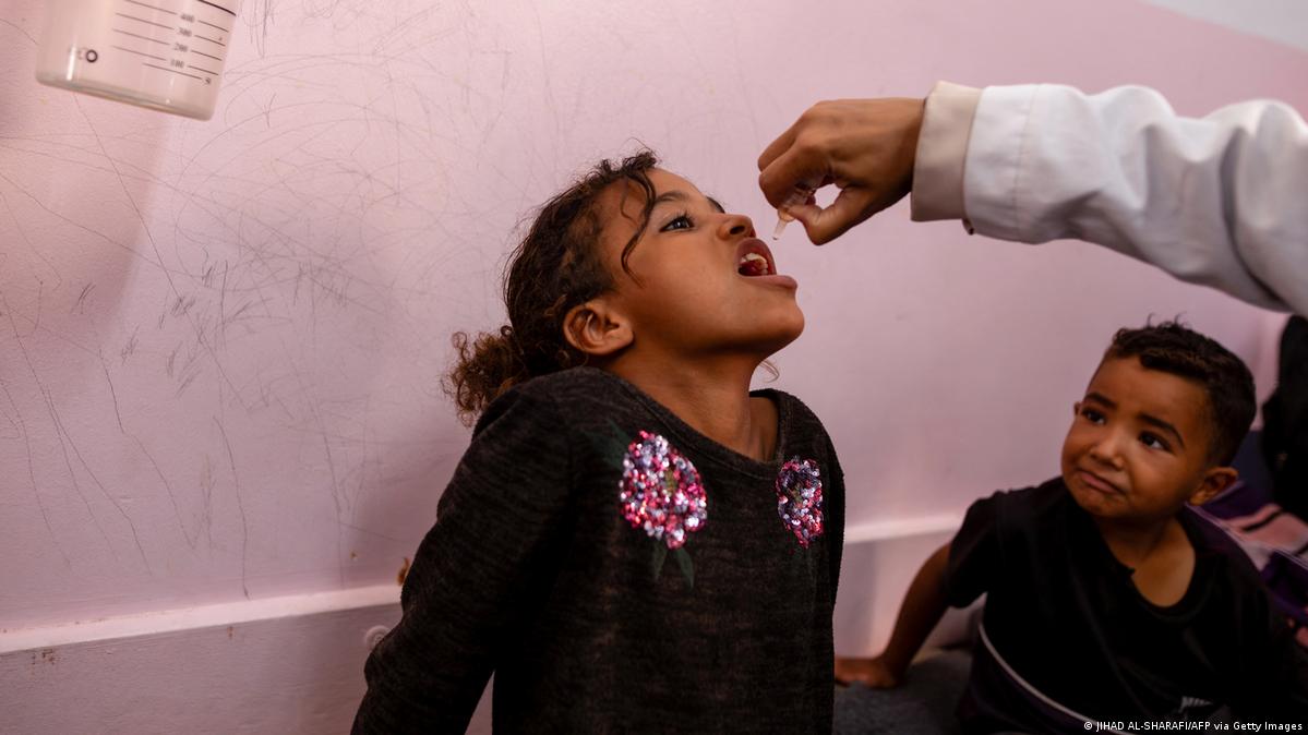 Polio vaccines arrive in Gaza after first case in 25 years