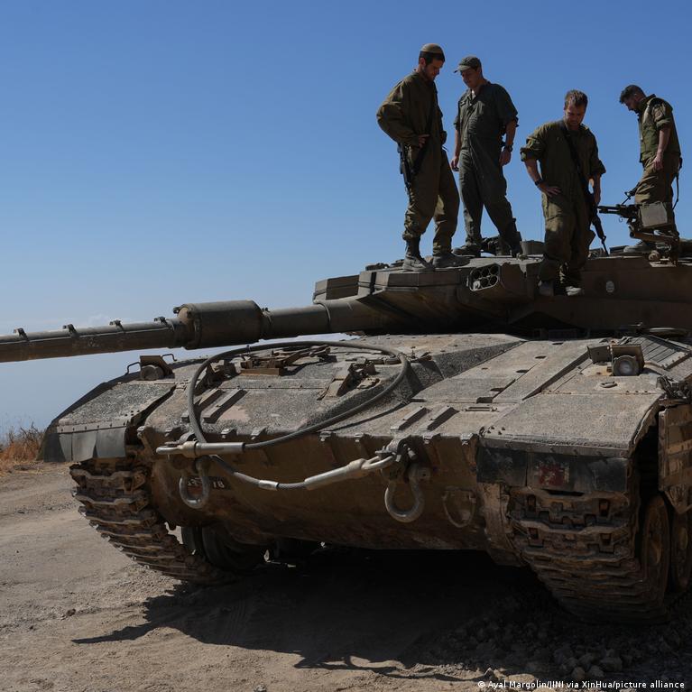 Military Merkava Tank Israel
