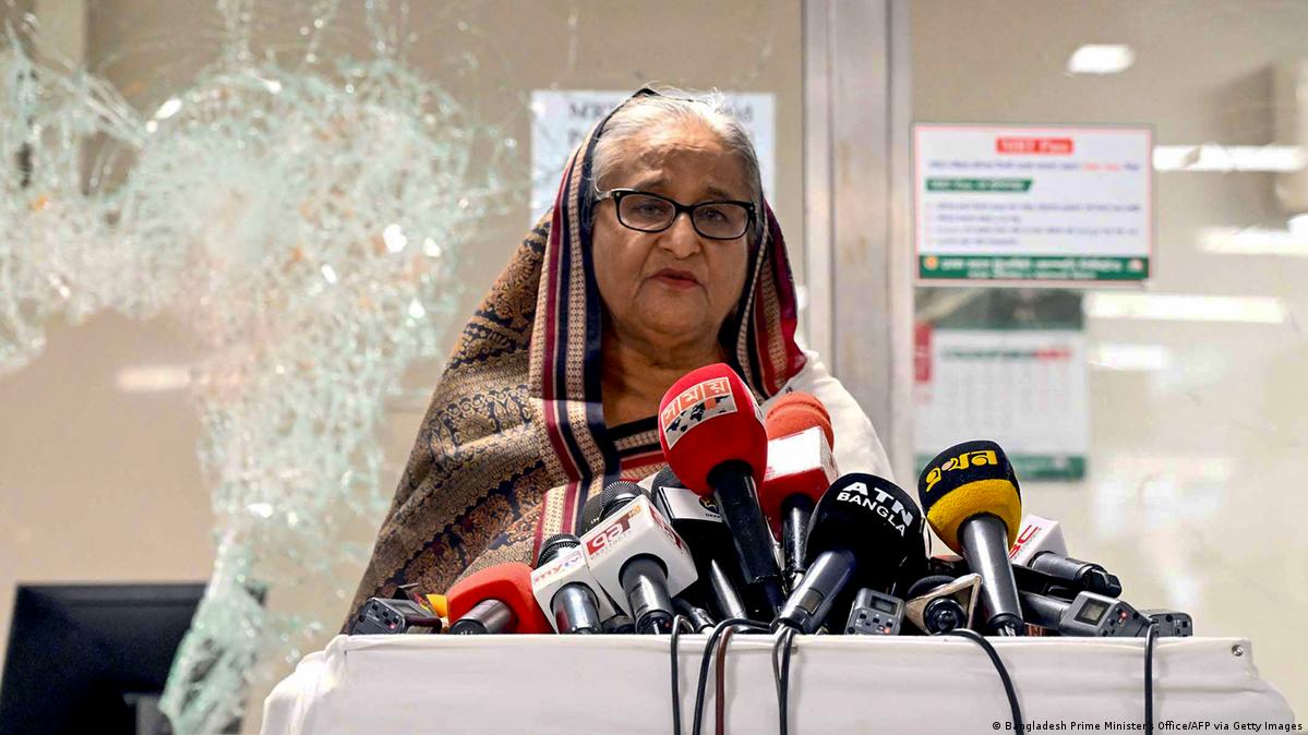 Bangladesh bans ousted PM's Awami League under terrorism law – DW – 05 ...