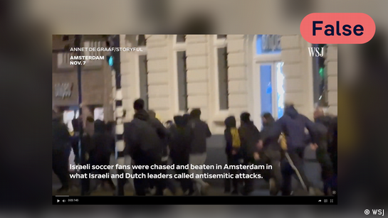 Fact check: Amsterdam video doesn't show attack on Israelis – DW – 11 ...