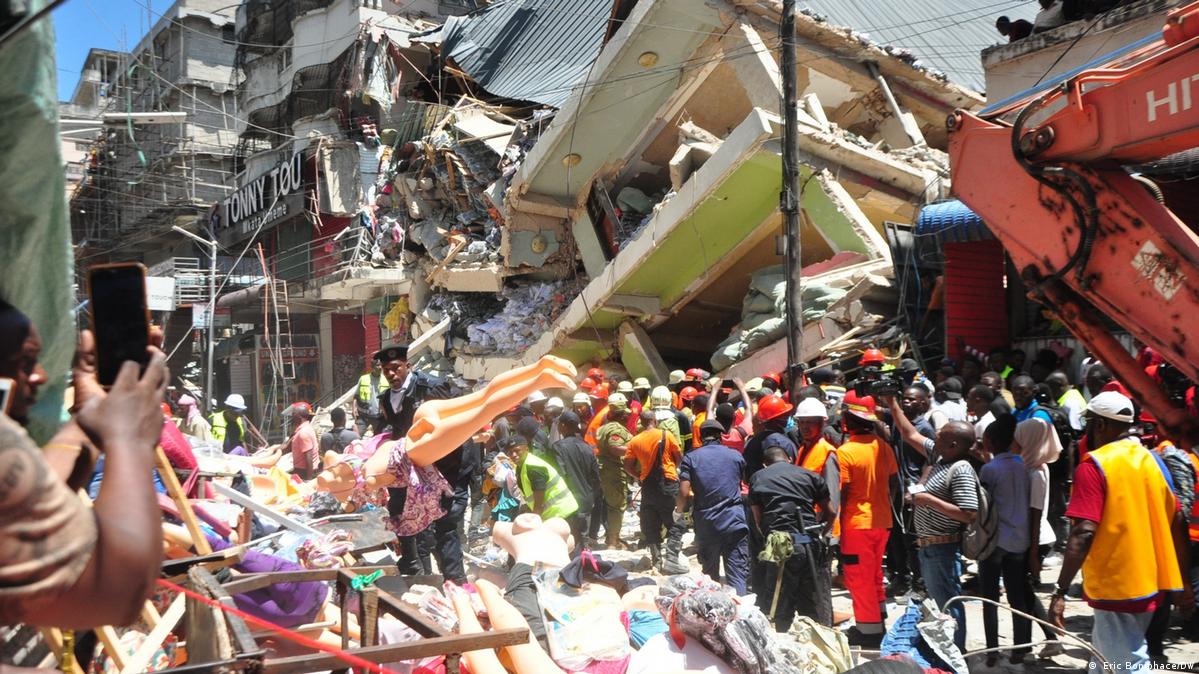 Jengo laporomoka na kuuwa kadhaa Kariakoo Dar es Salaam – DW – 16.11.2024