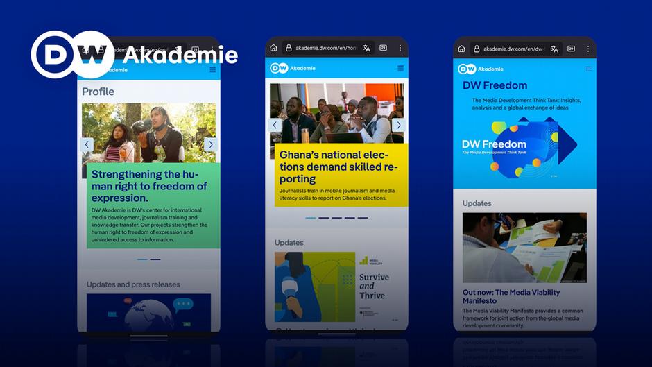 Website relaunch: DW Akademie has a new look!