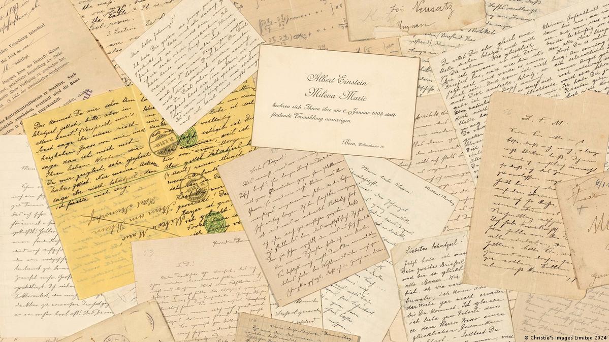 Einstein: Letters reveal legendary scientist's love of women – DW – 12 ...