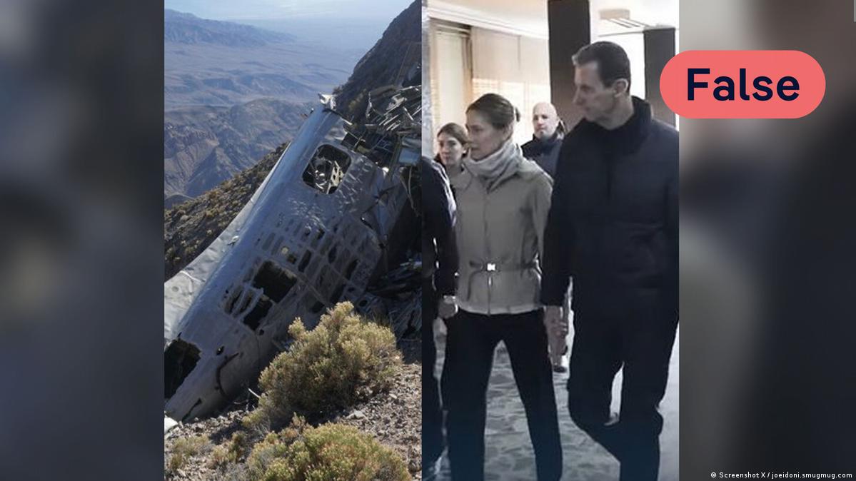 Fact check: Fakes surrounding Assad's escape to Moscow – DW – 12/11/2024