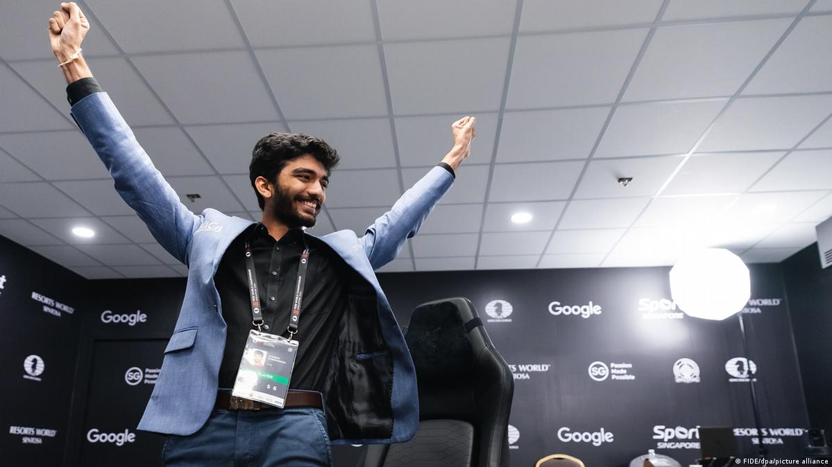Indien jubelt: Gukesh ist jüngster Schach-Weltmeister – DW – 12.12.2024