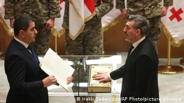 Mikheil Kavelashvili sworn in as Georgia's new president – DW – 12/29/2024