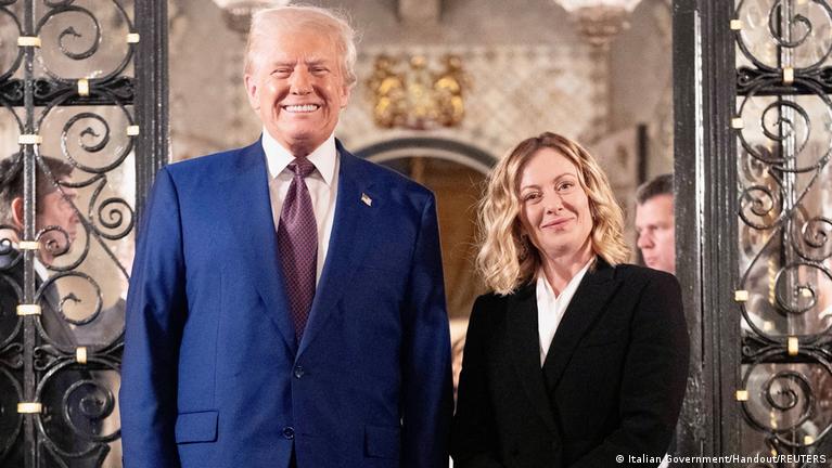 Italy's Meloni meets Trump at his Florida resort Mar-a-Lago