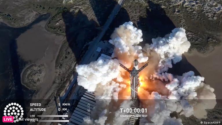 SpaceX Starship fails minutes after launch – DW – 01/17/2025