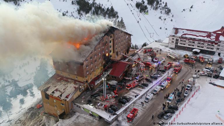 Turkey: Death toll in ski resort fire rises to 76