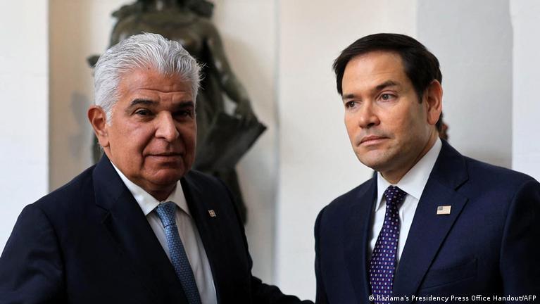 Rubio meets Panama's leader to push Trump demand for canal – DW – 02/02 ...