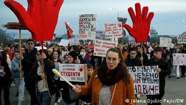Studentski protesti u Srbiji: Individualni čin oslobođenja – DW – 11.02 ...