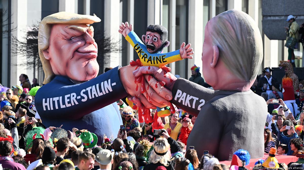 In pictures: Germany's carnival mocks Trump and Putin – DW – 03/03/2025