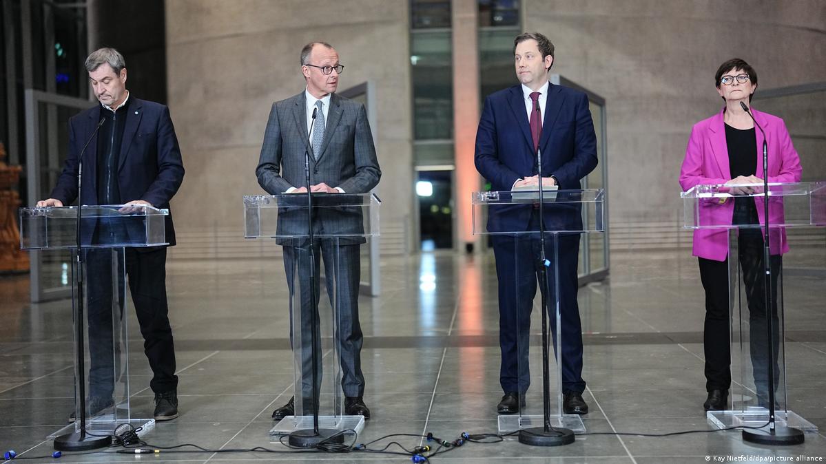 Germany's CDU, SPD agree on major financial package – DW – 03/04/2025