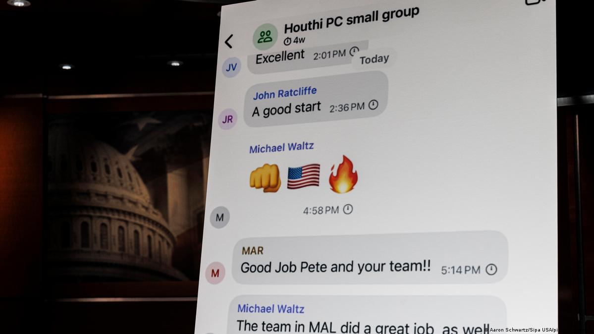 The Atlantic опублікував скриншоти секретного чату в Signal – DW – 26. ...