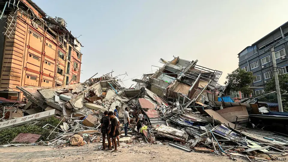 Earthquake Damage Before And After Earthquakes Shake Japanese Region,