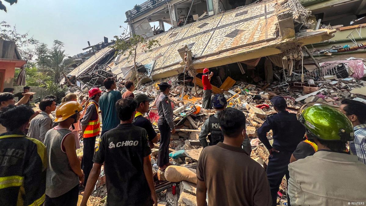 Myanmar earthquake death toll jumps to over 1,600 – DW – 03/30/2025