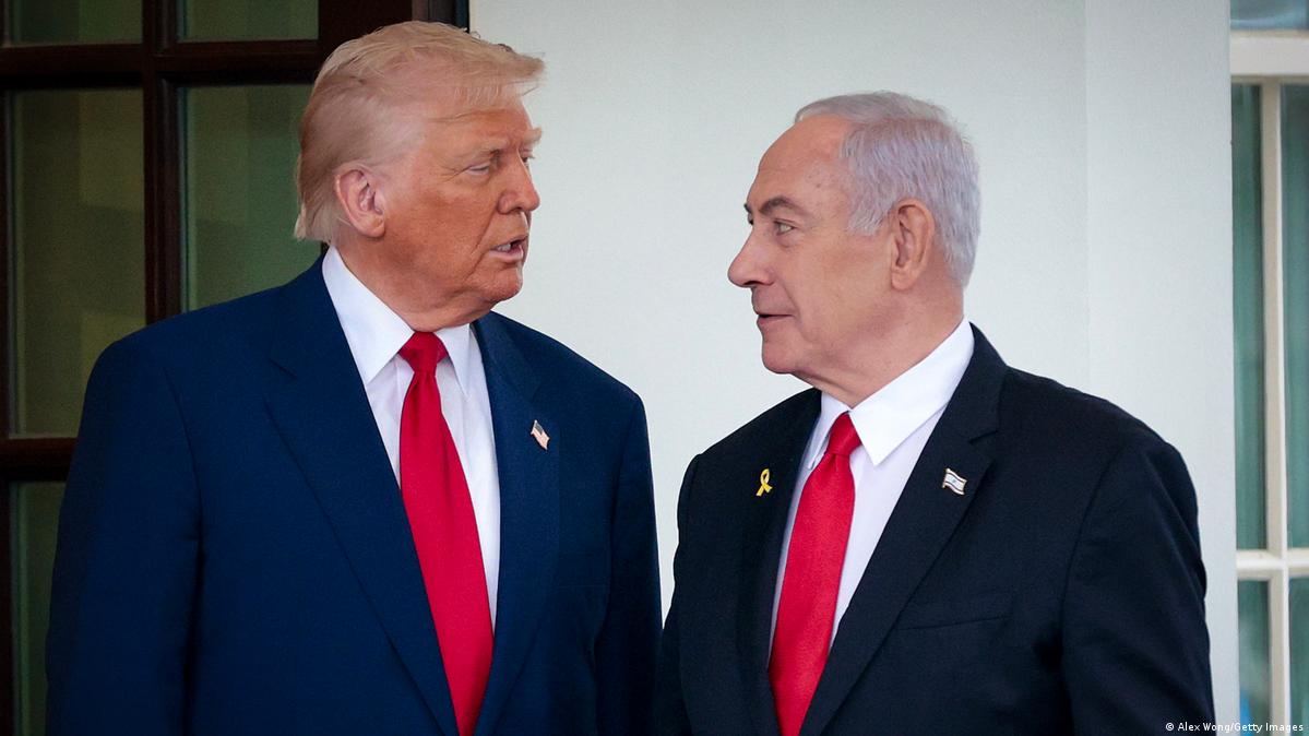 Donald Trump recebe hoje Benjamin Netanyahu na Casa Branca – DW – 29/09 ...