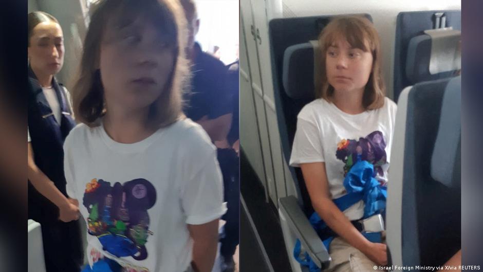 Greta Thunberg abandona Israel tras detención con activistas