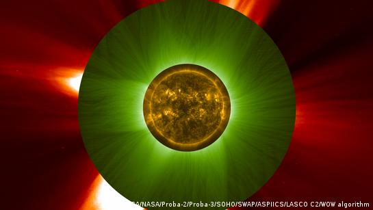 Twin Proba-3 spacecraft create artificial solar eclipse