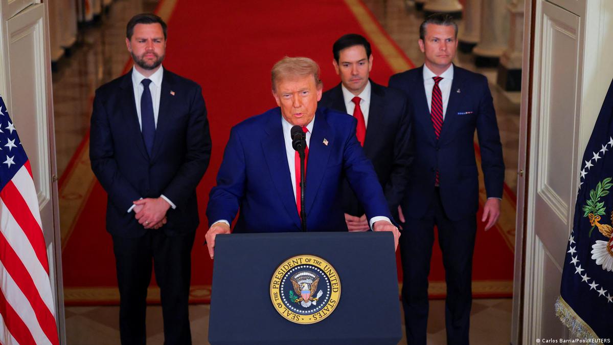 Donald Trump qualifica ataque do Irão como "muito fraco" – DW – 24/06/2025