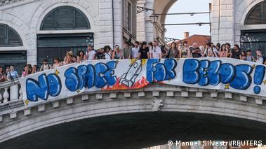 Bezos' Venice wedding party venue moved following protests