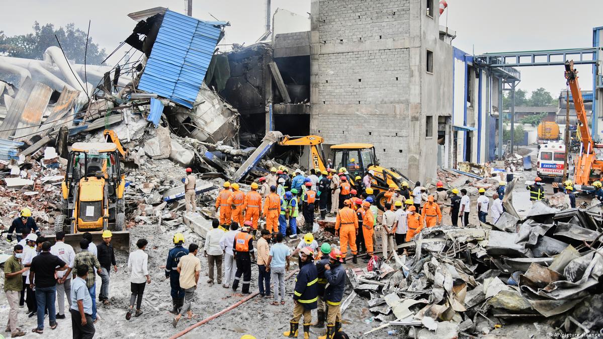 India: al menos ocho muertos en explosión en planta química – DW – 30 ...