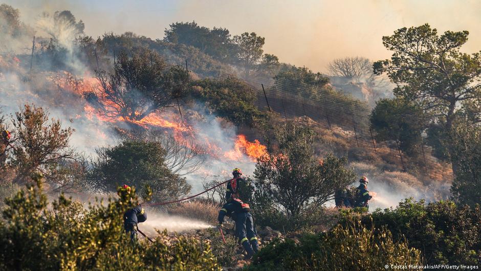 Calor extremo e incendios en Grecia, los Balcanes y Turquía – DW – 24/07/2025