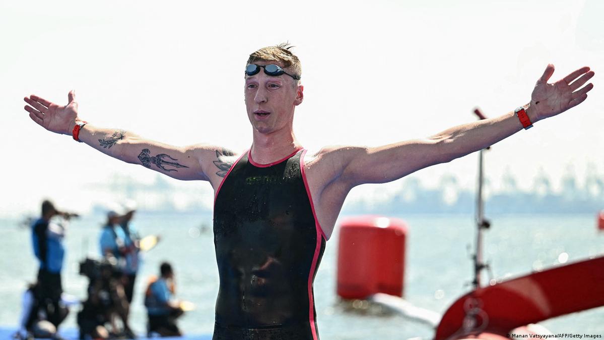 Florian Wellbrock schwimmt zu WM-Gold im Freiwasser