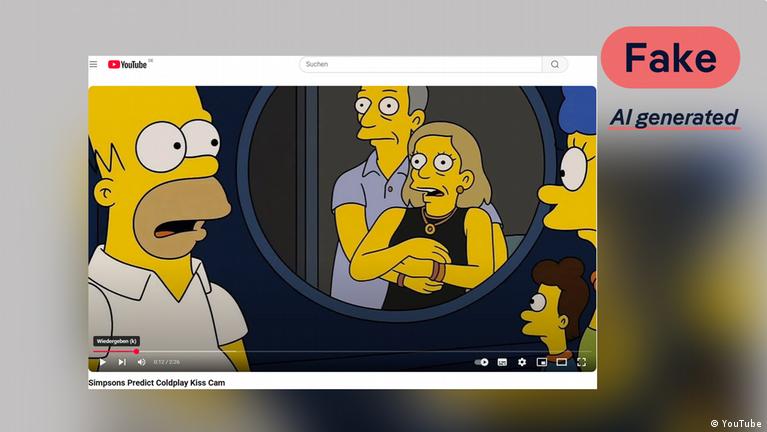 Fact check: Did 'The Simpsons' predict Coldplay kiss cam? – DW – 07/24/2025