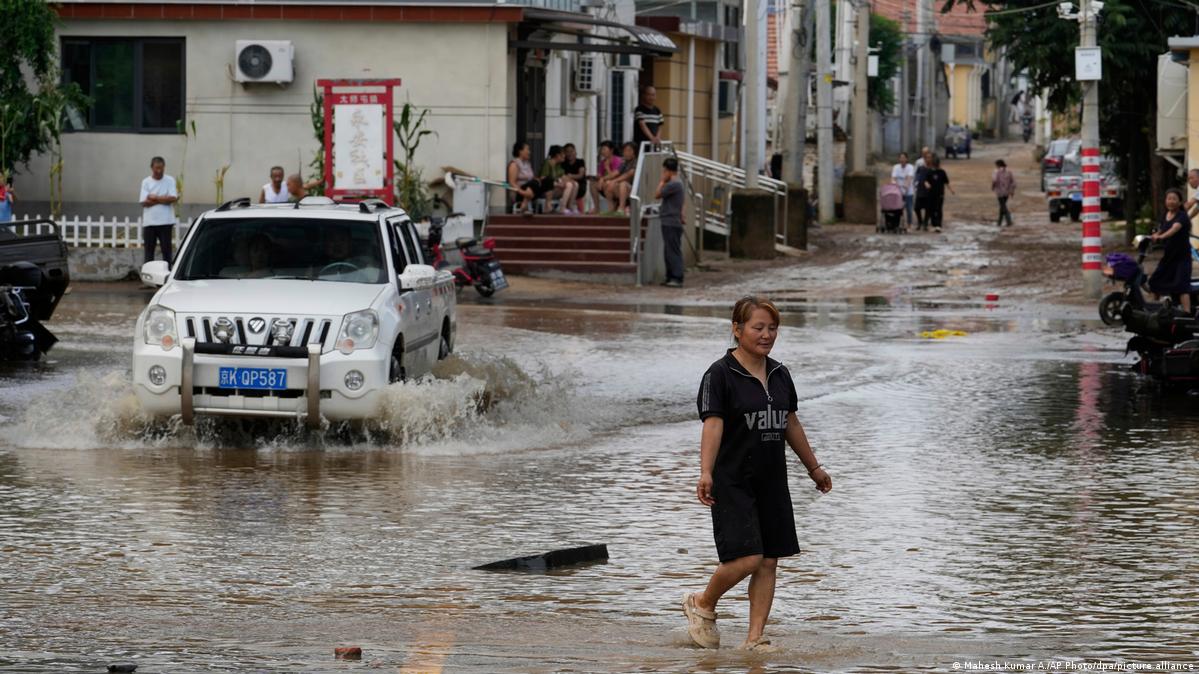 China: Severe flooding around Beijing