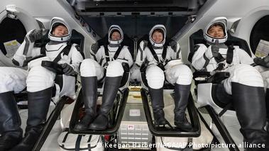 NASA astronauts return to Earth from ISS after five months