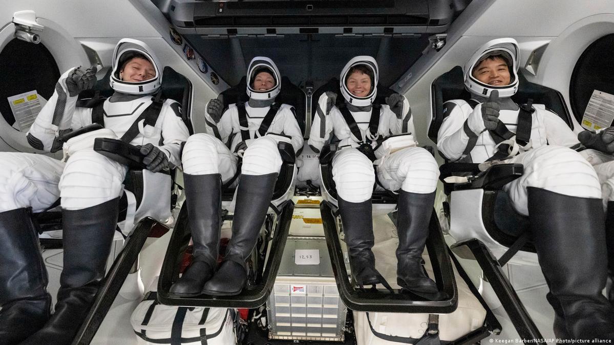 NASA astronauts return to Earth from ISS after five months