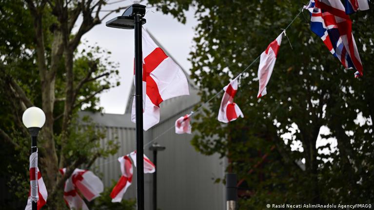 Fact check: Why are national flags being raised in the UK?