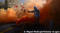 France: Strikers challenge Macron's austerity drive