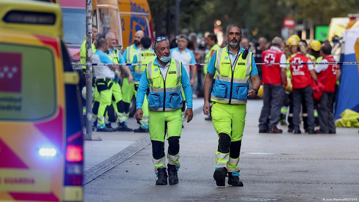 Spain: 4 dead, several injured in Madrid building collapse – DW – 10/08 ...