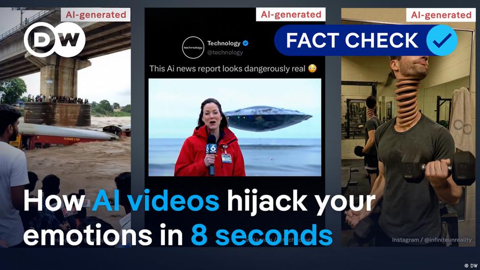 Fact check: How AI videos hijack your emotions in 8 seconds