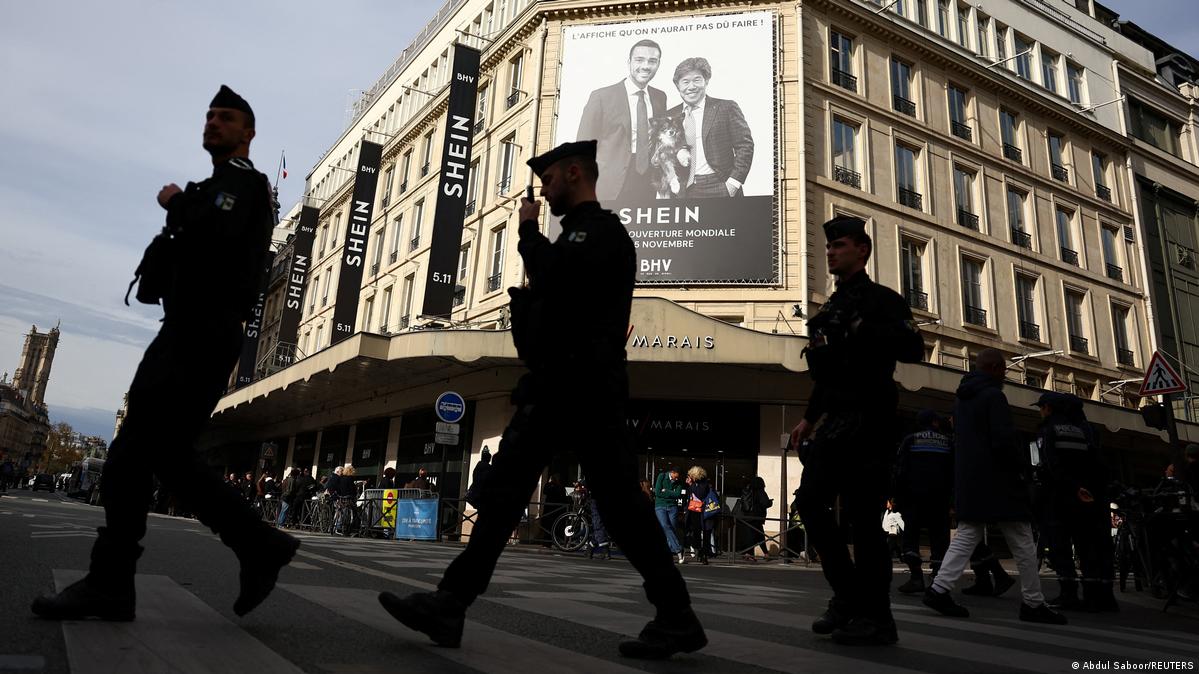 Shein opens Paris store as France moves to suspend website