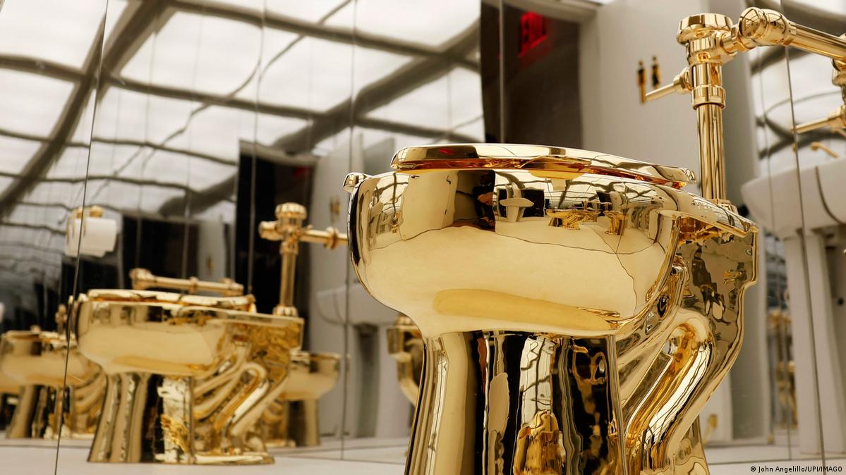 Obsessed with gold: A $12M toilet and Trump's Oval Office