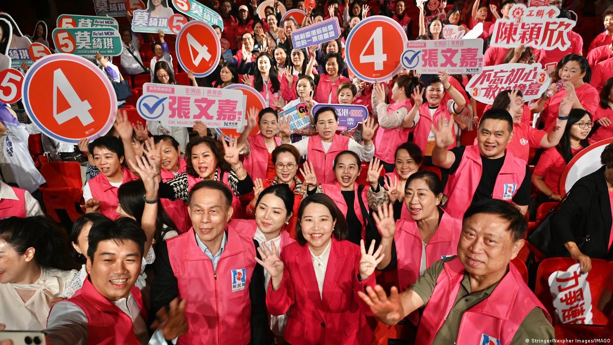 Hong Kong holds election as city reels from deadly fire