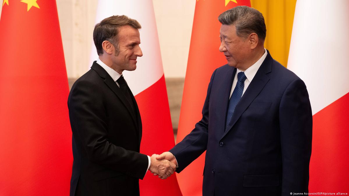 Macron discusses Ukraine, trade with Xi in China