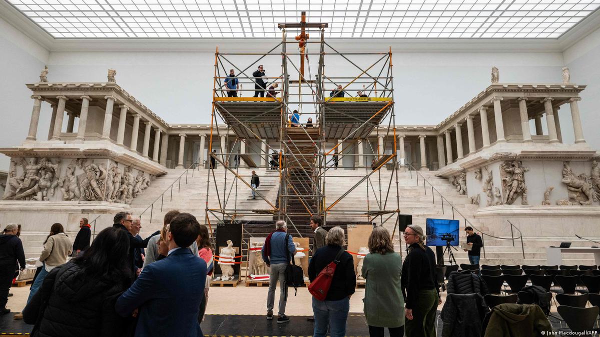 Behind the scenes of Berlin's Pergamon Museum renovation